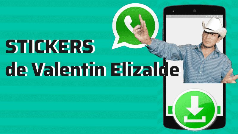Stickers para whatsapp Valentin Elizalde 【 Más populares